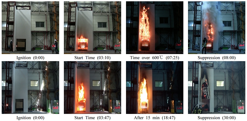 BS F 8414/KS F 8414 내화 실험 - Gekko System™